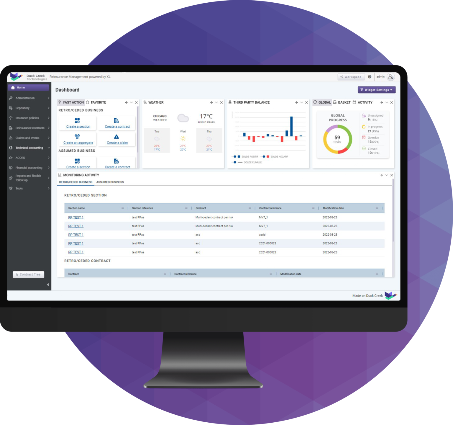 Reinsurance - Duck Creek
