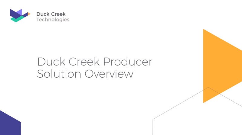 Digital Engagement - Producer - Duck Creek